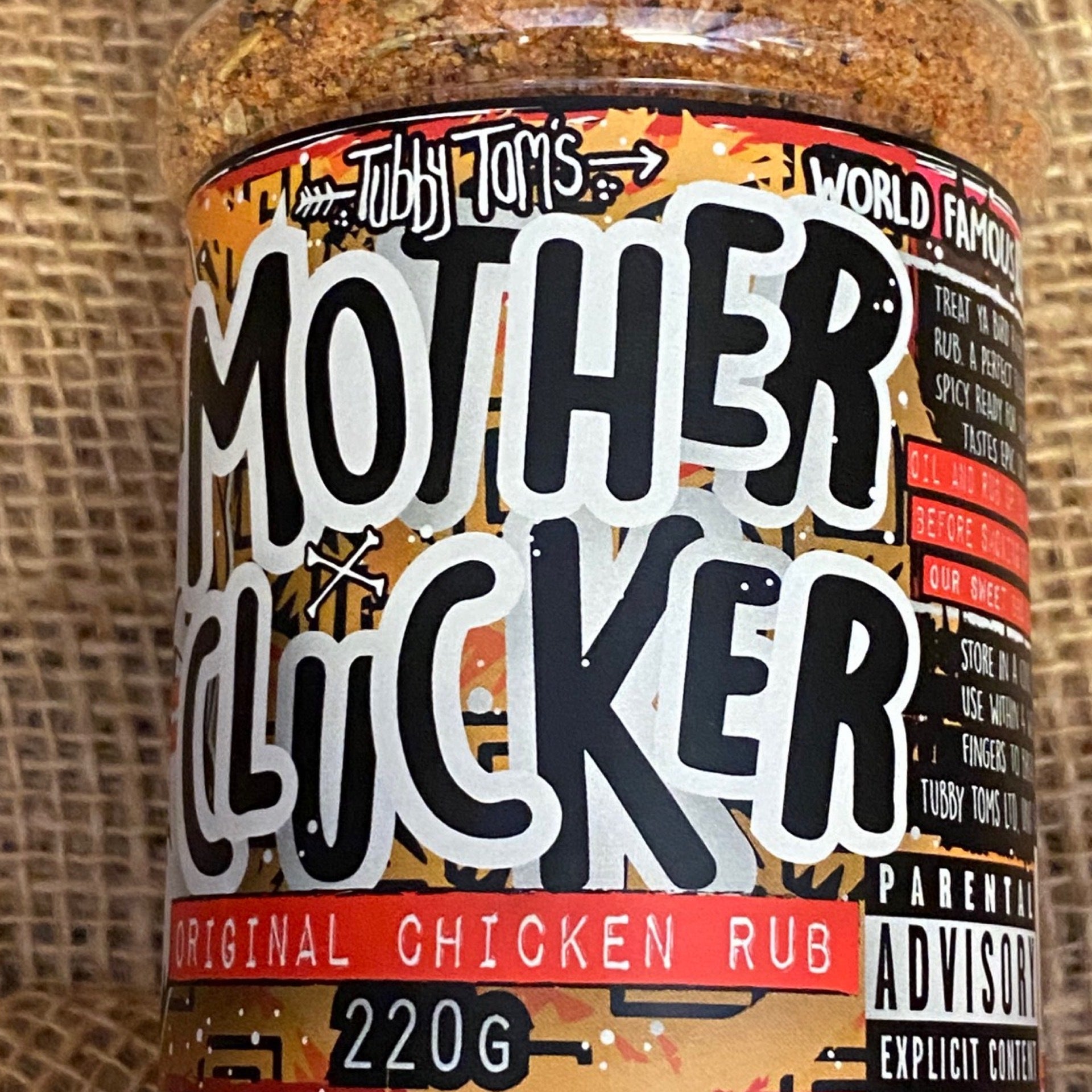 Tubby Tom’s Mother Clucker Seasoning & Rub 220g | The Hatchery Farm Shop