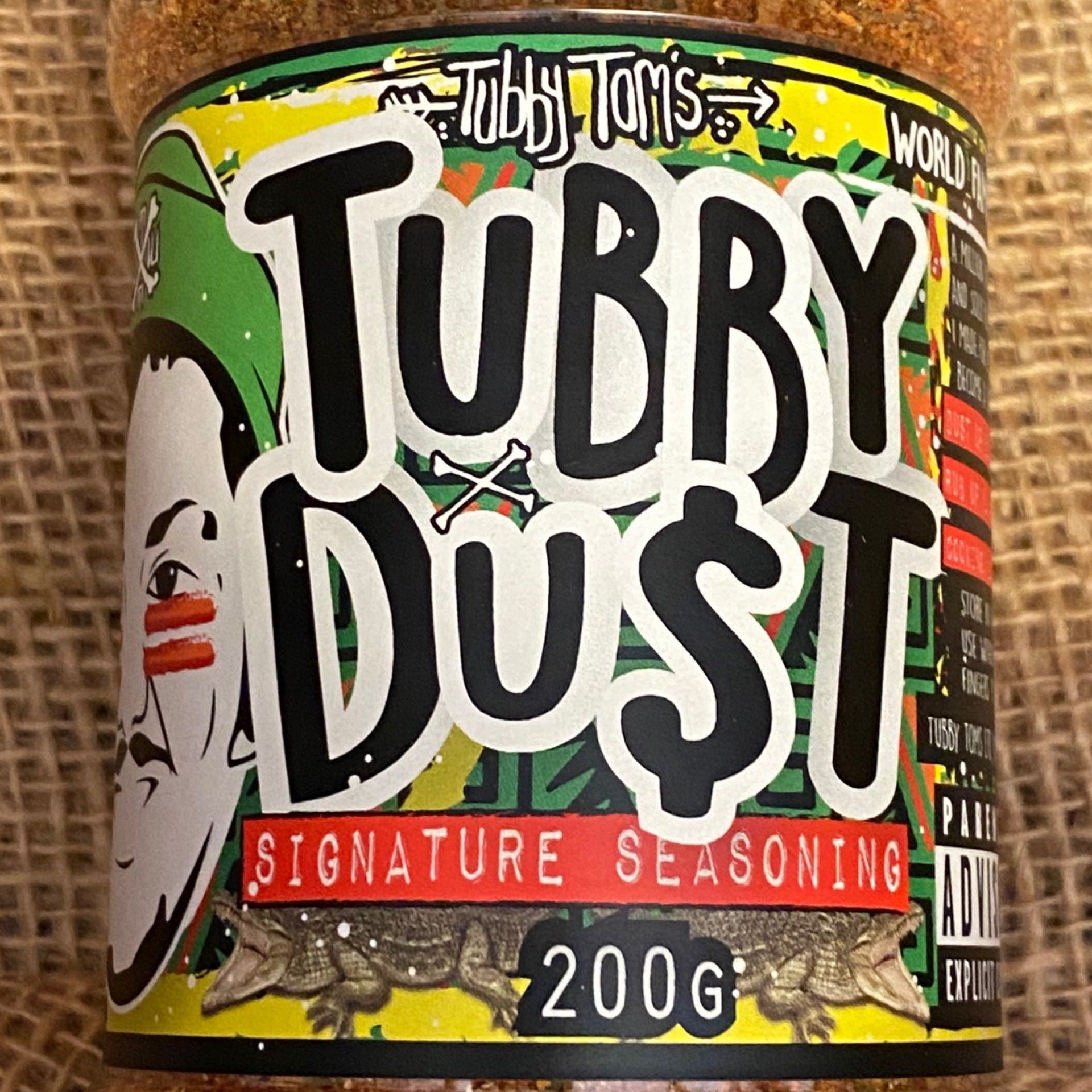 Tubby Tom’s Tubby Dust Signature Seasoning 250g | The Hatchery Farm Shop